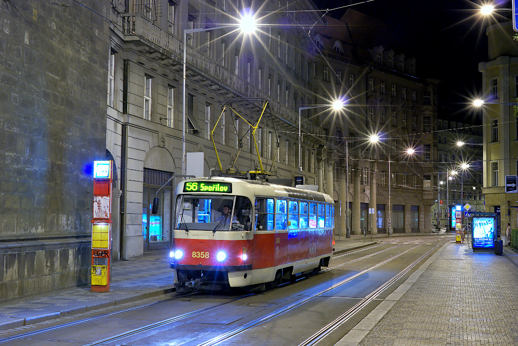 [CZ] 04.07.2010 – Nächtliche Trams in Prag (m. 1 Bild)